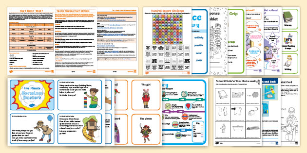 FREE! - Year 1 Term 3 Week 7 Remote Home Learning Pack