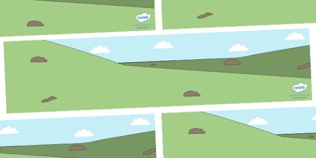 David and Goliath Small World Background (teacher made)