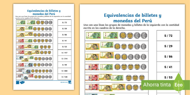 Hojas De Trabajo Sobre Monedas Para Tercer Grado Monedas Y Valor | TPT