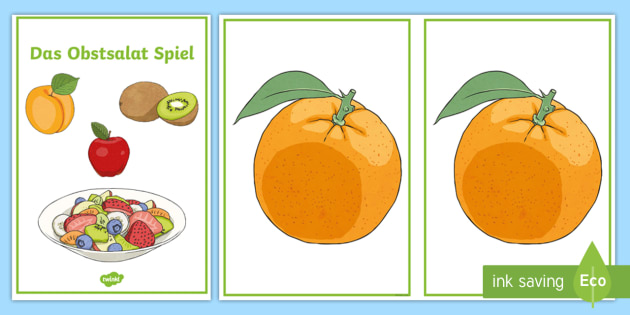 Fruit Salad Game German