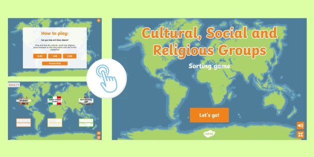 Cultural, Social and Religious Groups Sorting Activity