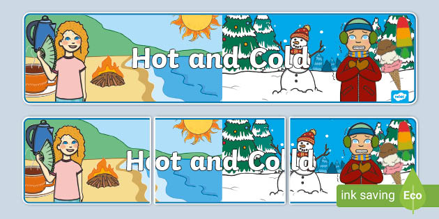 Hot and Cold Display Banner (teacher made)