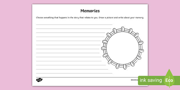 Memories Comprehension Worksheet (teacher made)