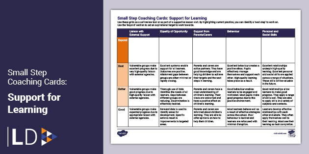 Small Step Coaching Cards: Support for Learning