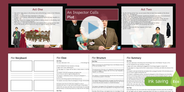 An Inspector Calls Structure and Plot Lesson Pack | Beyond