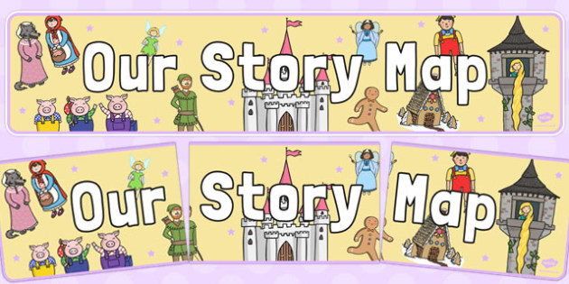 Our Story Map Display Banner (teacher made)
