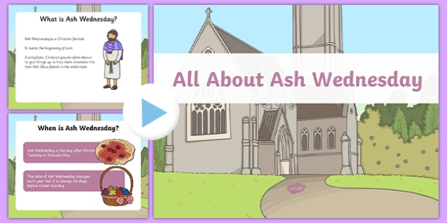 EYFS All About Ash Wednesday PowerPoint