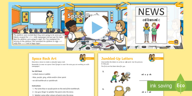 Adding -ed Lesson Plan - Level / Phase 5 Week 22 Lesson 3 Twinkl Phonics
