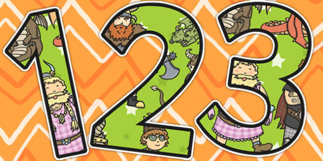 Dragon Themed Display Numbers