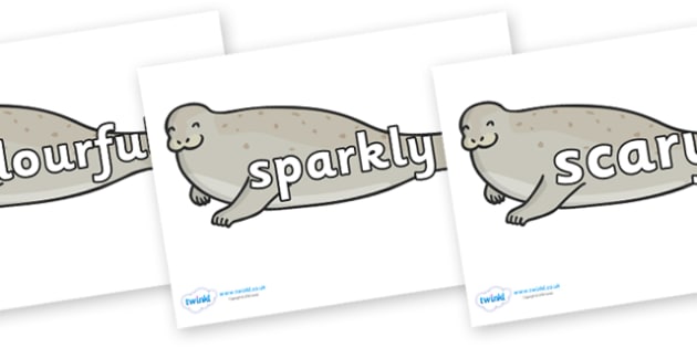 Wow Words on Seals (teacher made)
