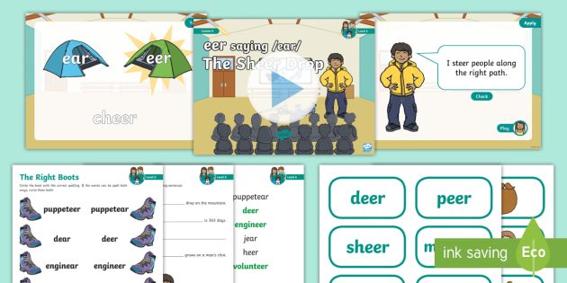eer Sound - Primary Resources (teacher made)