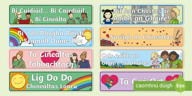 Kindness Banners Display Pack Gaeilge (Teacher-Made)
