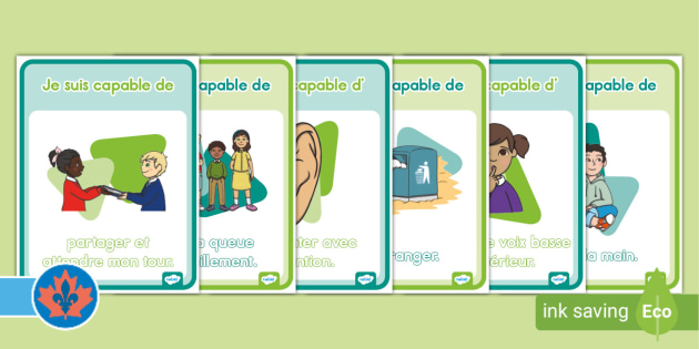 Good Manners in a Classroom Posters French (teacher made)