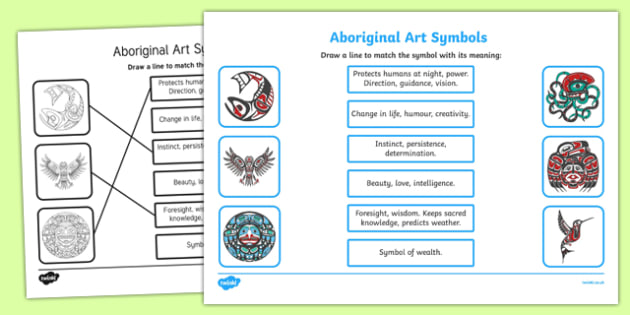 Aboriginal Worksheet Art