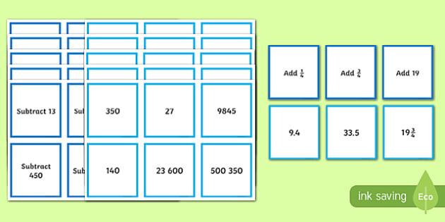 Sequences Number Cards (teacher made)