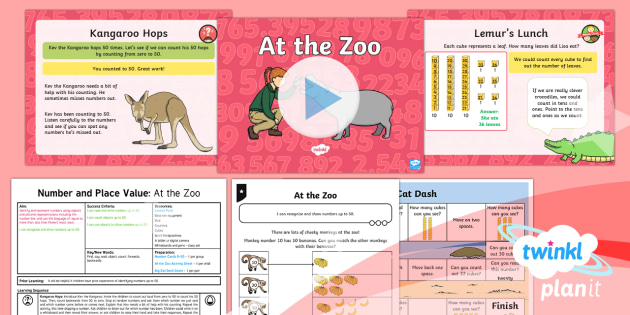 PlanIt Maths Y1 Number and Place Value Lesson Pack Identify and Represent