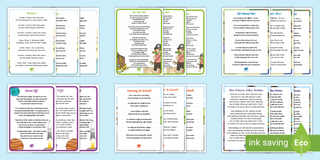 KS1 Handwriting Poems Pack (teacher made) - Twinkl