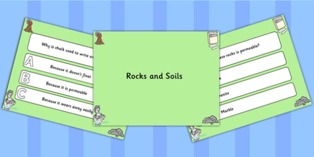 Rocks Quiz Year 3 Resource