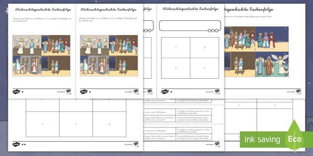 Bildergeschichte I Weihnachtsgeschichte I Grundschule