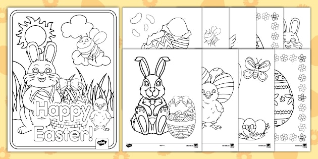 easter sunday coloring book