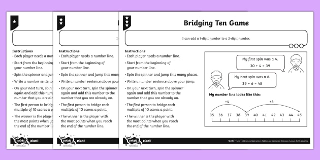 Add a One-Digit Number to a Two-Digit Number Differentiated Game
