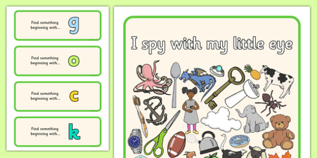 Phonics I Spy - Set 3 - ESL Phonics Game