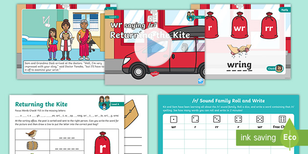 'wr saying r' Lesson Plan - Level / Phase 6 Week 7 Lesson 3 Twinkl Phonics