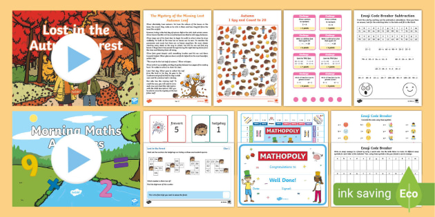 👉 KS1 Maths Week Games Pack (teacher made)