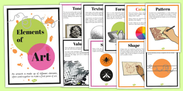 Elements of Art Display Posters - elements, art, display, poster