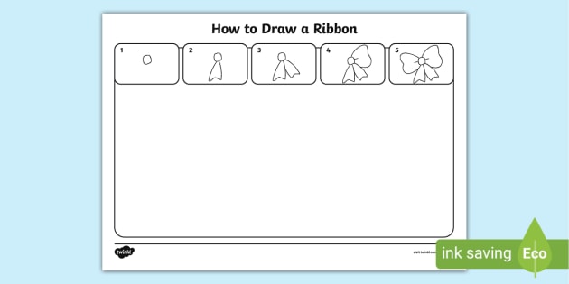 FREE! - How to Draw a Ribbon (teacher made)