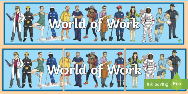 World of Work Display Banner (creat de profesori)