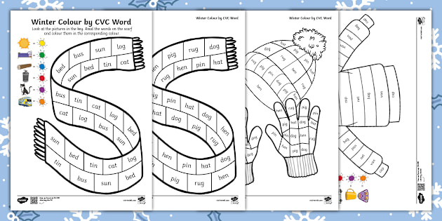 Winter CVC Words | twinkl.com.au
