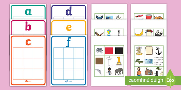 Phonics Sorting Cards Gaeilge