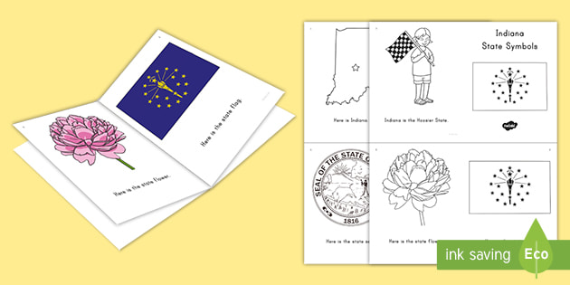 Indiana Symbols Emergent Reader (teacher made)