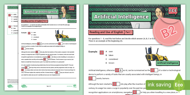 FCE Reading Exercises | twinkl.co.uk