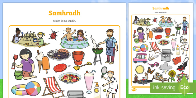 An Samhradh-Feicim le mo shúilín Cluiche