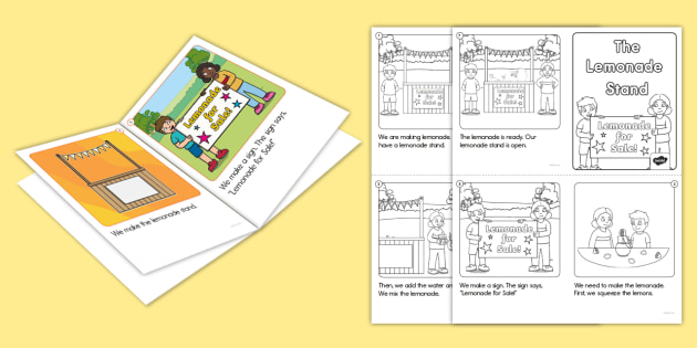 Lemonade Stand Emergent Reader | Twinkl (teacher made)