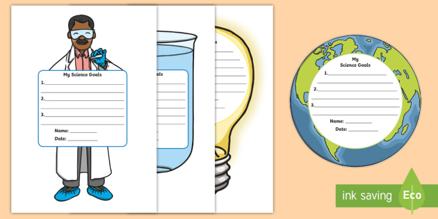 Science Goals Cut-Outs (teacher made)