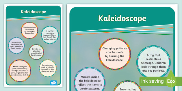 What is a Kaleidoscope? (teacher made)