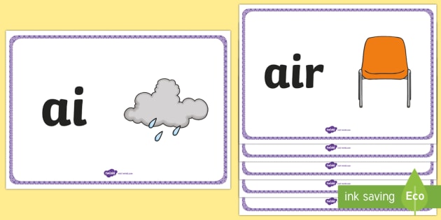 Middle East Phase 3 Phonics Display Posters