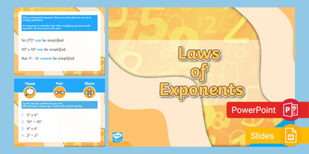 Ppt Day 1 Laws Of Exponents Review Powerpoint