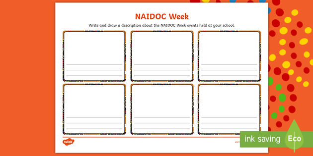 FREE! - NAIDOC Week Description Worksheet | NAIDOC Week | Twinkl