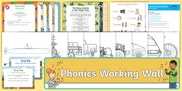Childminder Phase 1 Phonics: Environmental Sounds EYFS Resource Pack