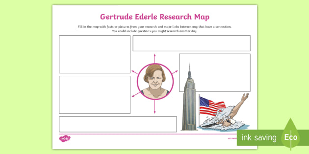 Gertrude Ederle Research﻿ Map