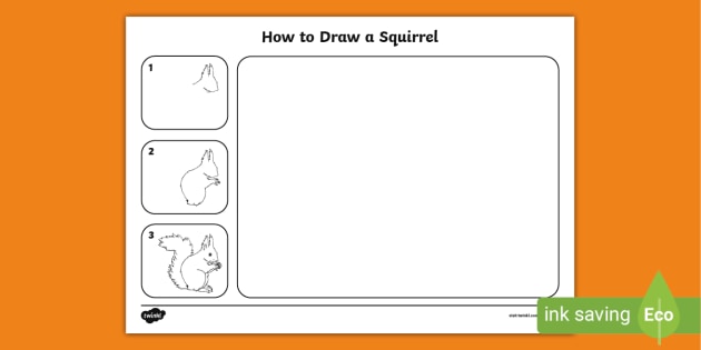 FREE! - How to Draw a Squirrel for Kids (teacher made)