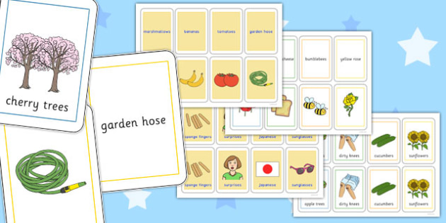 Three Syllable Final 'Z' Sound Playing Cards (teacher made)