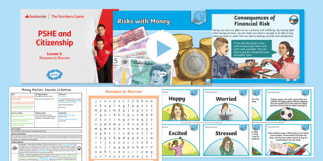 FREE! - LKS2 Money Matters Lesson 3: Reasons to Borrow Lesson Pack