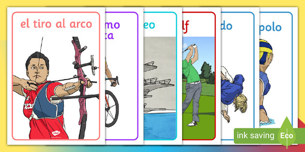 Sport Posters Spanish (Hecho por educadores)
