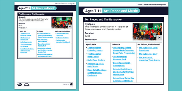 FREE! - 👉 BBC Teach | Live Lesson and Resources