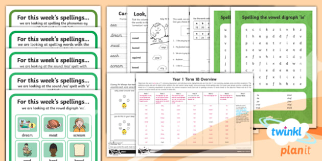 PlanIt Y1 Term 1B Bumper Spelling Pack